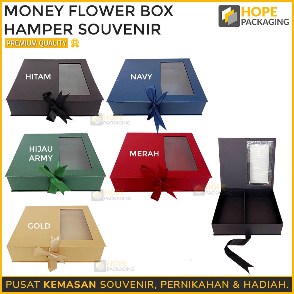 Jual Bloom Box Money/Uang Flower / Kotak Seserahan / Hardbox Jendela / Box Hadiah / Kotak Kado ...