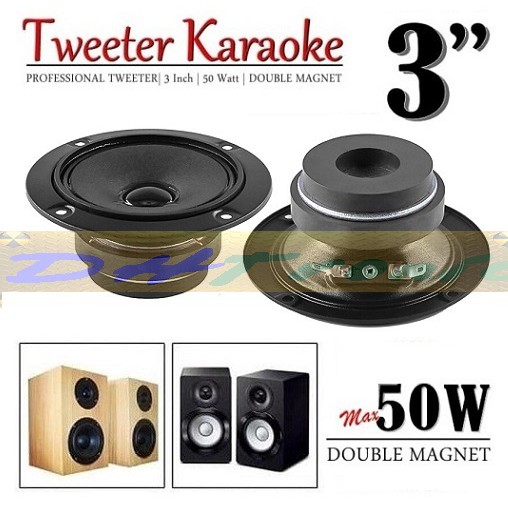 Jual Tweeter Speaker 3 Inch 8 Ohm Untuk Speaker Model BMB Atau ...