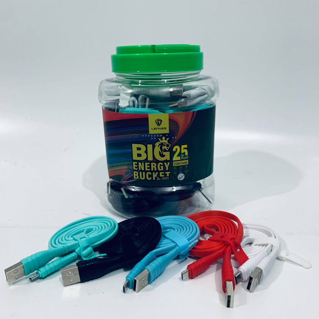 Jual Kabel data LENYES MICRO USB LC923 1 toples isi 25pcs MICRO USB 1 ...