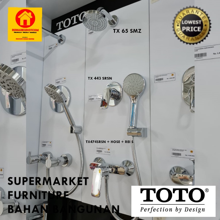 Jual SHOWER SET TOTO - SHOWER TOTO - RAIN SHOWER - HAND SHOWER TOTO ...