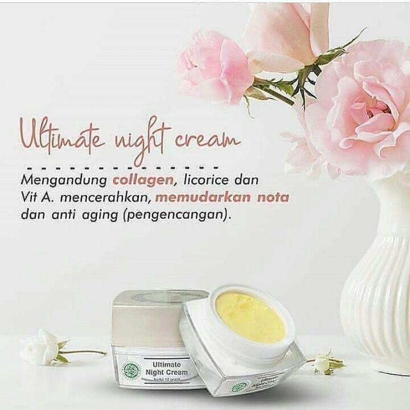 Jual MS GLOW ULTIMATE NIGHT CREAM ORIGINAL PABRIK(eceran) | Shopee ...
