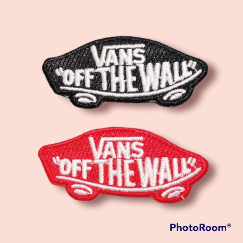 Jual Iron Patch Logo Vans "Off The Wall" | Shopee Indonesia