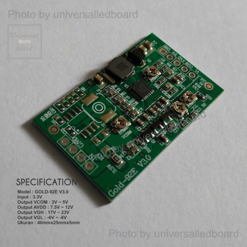 Jual Gacun TCON Boost Module LCD Universal VCOM VGL VGH AVDD Adjustable ...