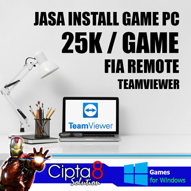 Jual JASA INSTALL GAME FIA REMOTE ULTRAVIEWER | Shopee Indonesia