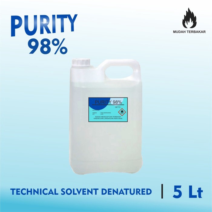 Jual Alkohol Purity Solvent Absolut Pelarut Parfum 98% - 5 Liter (E1D7 ...