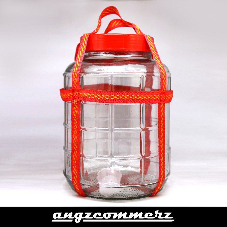 Jual BOTOL KACA 8 LITER GLASS JAR FERMENTER BREWING WINE BEER | Shopee ...