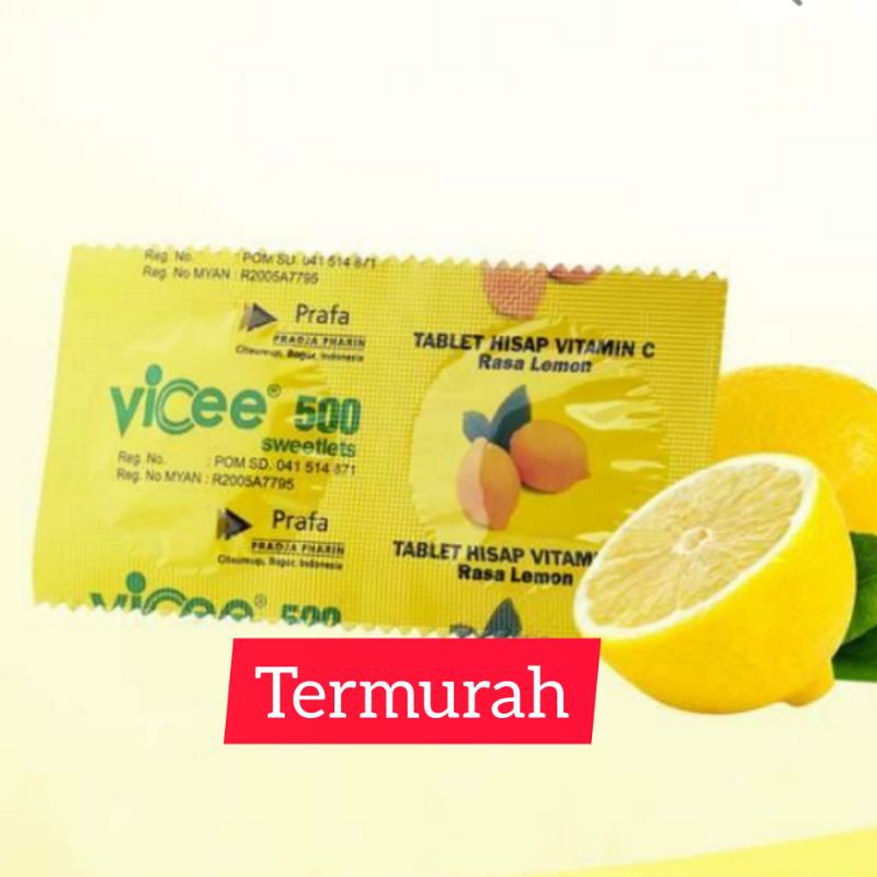 Jual Vitacimin strip / Vicee 500 strip / Xonce Strip (1 strip isi 2 ...