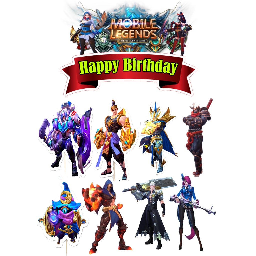 Jual Topper Cake Ultah Tema Ultramen, Boboi Boy, Topper Upin ipin ...