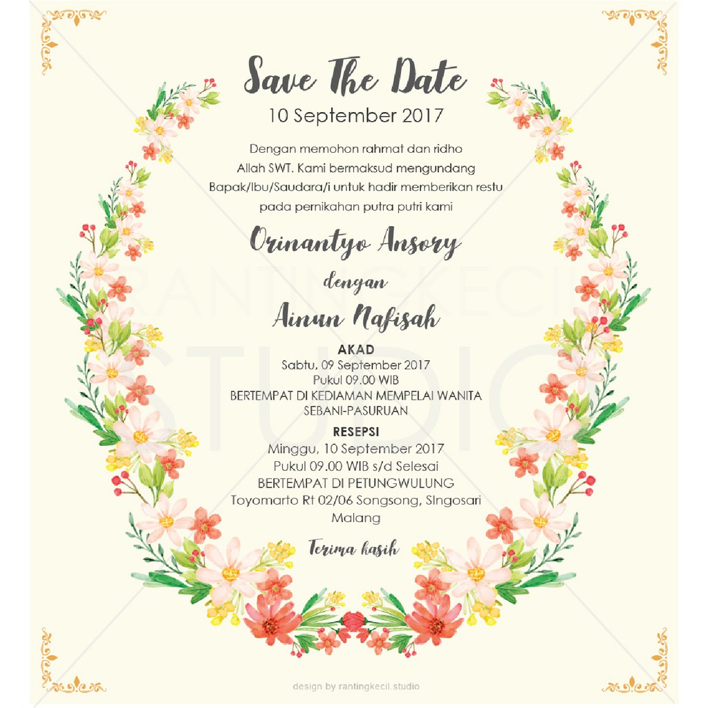 Jual E-Invitation | Undangan Digital | Undangan Nikah | Shopee Indonesia