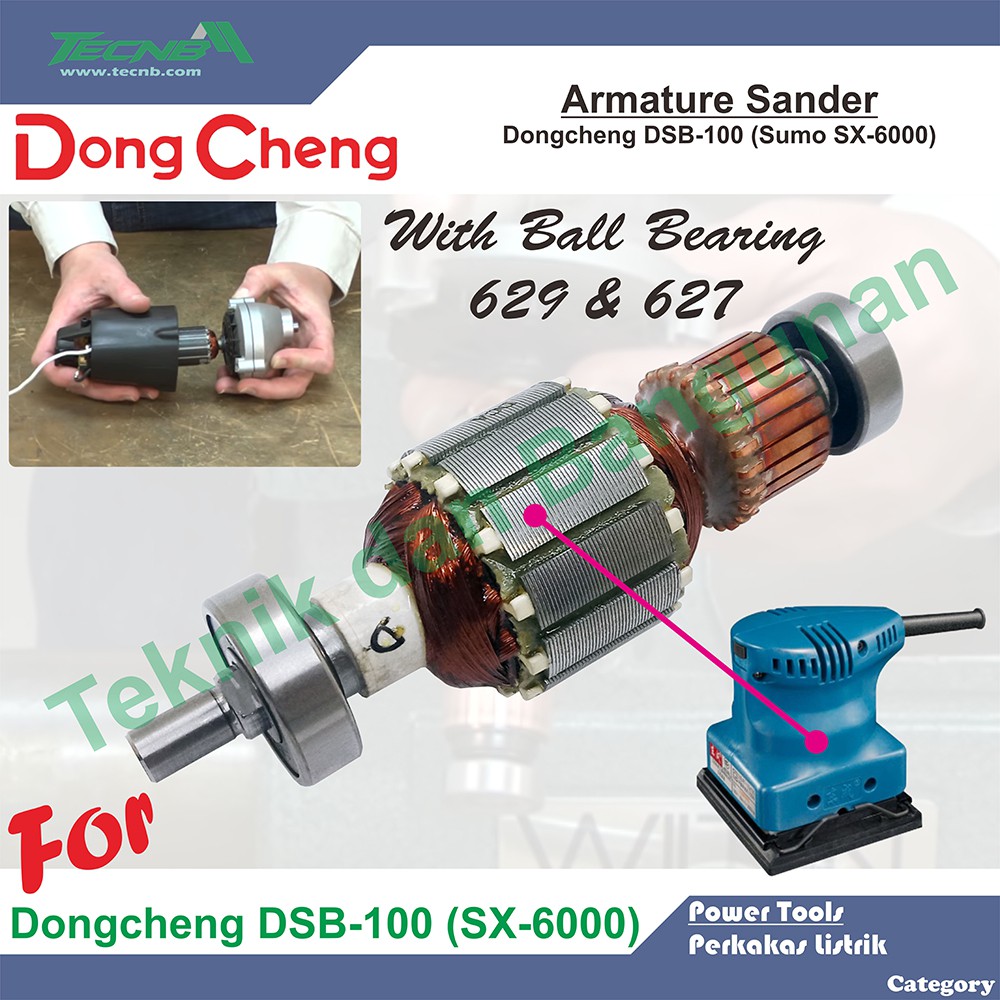 Jual Armature / Angker Sander DSB-100 (SX-6000) Dongcheng | Shopee ...