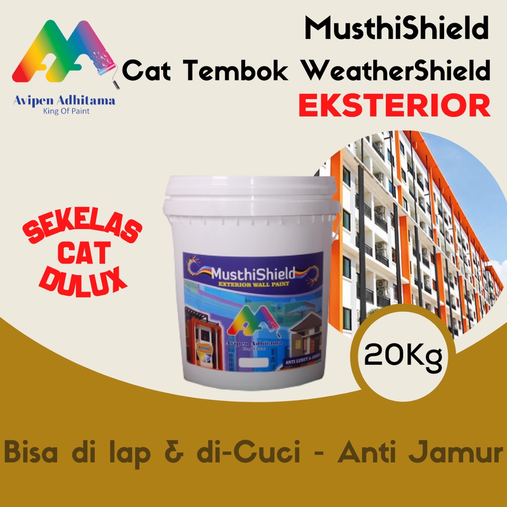 Jual Cat Tembok Weathershield Musthi Shield 20 Kg Langsung Dari Pabrik ...