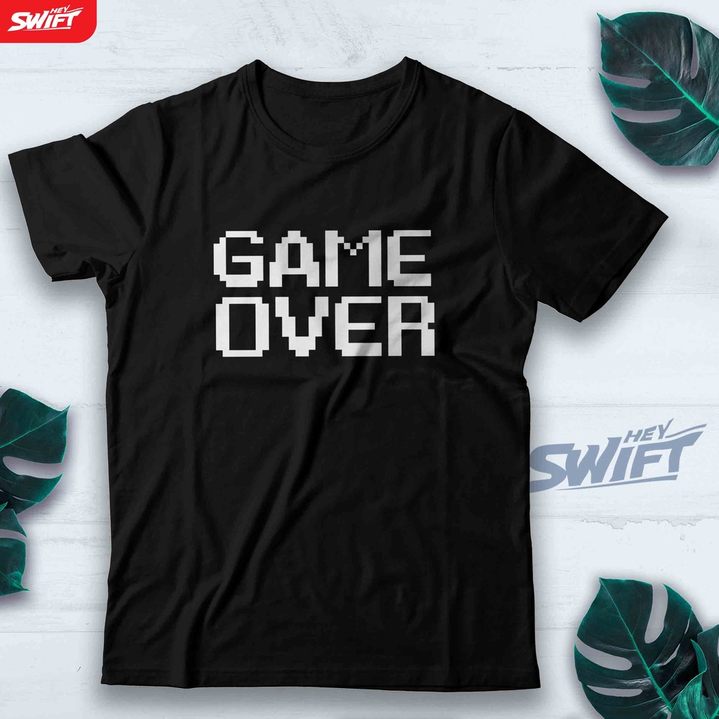 Jual KAOS GAME OVER PIXEL 8-BIT TSHIRT BAJU DISTRO | Shopee Indonesia