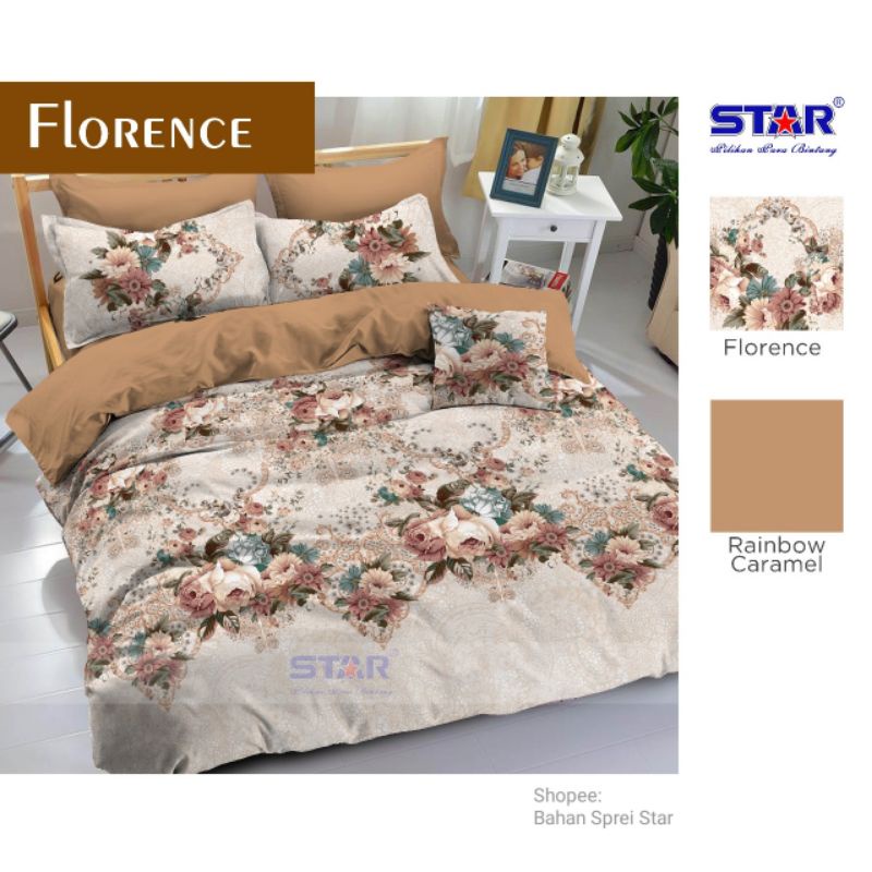 Jual Bahan Kain Sprei Star - Florence | Shopee Indonesia