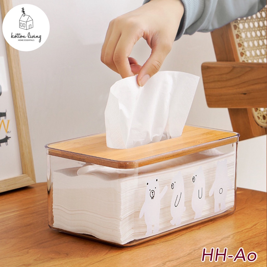 Jual KOTAK TISU AKRILIK SERBAGUNA MULTIFUNGSI / TISSUE BOX / KOTAK TISU ...