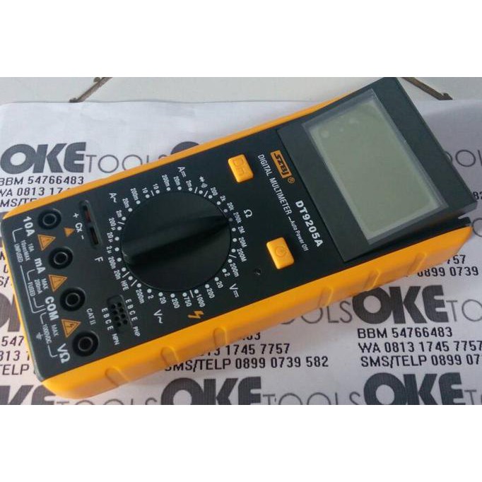 Jual Multimeter/Multitester/Avometer SJBZ DT9205 Digital - ORI | Shopee ...