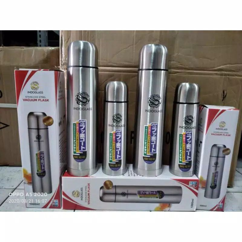 Jual Botol Termos Air Tahan Panas 500ml 1000ml Ada Sarungnya | Shopee ...