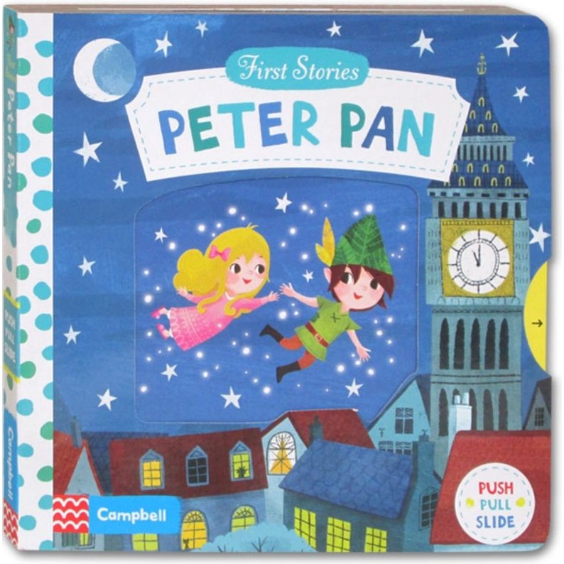 Jual First Stories Peter Pan - Push Pull Slide Board Book | Shopee ...