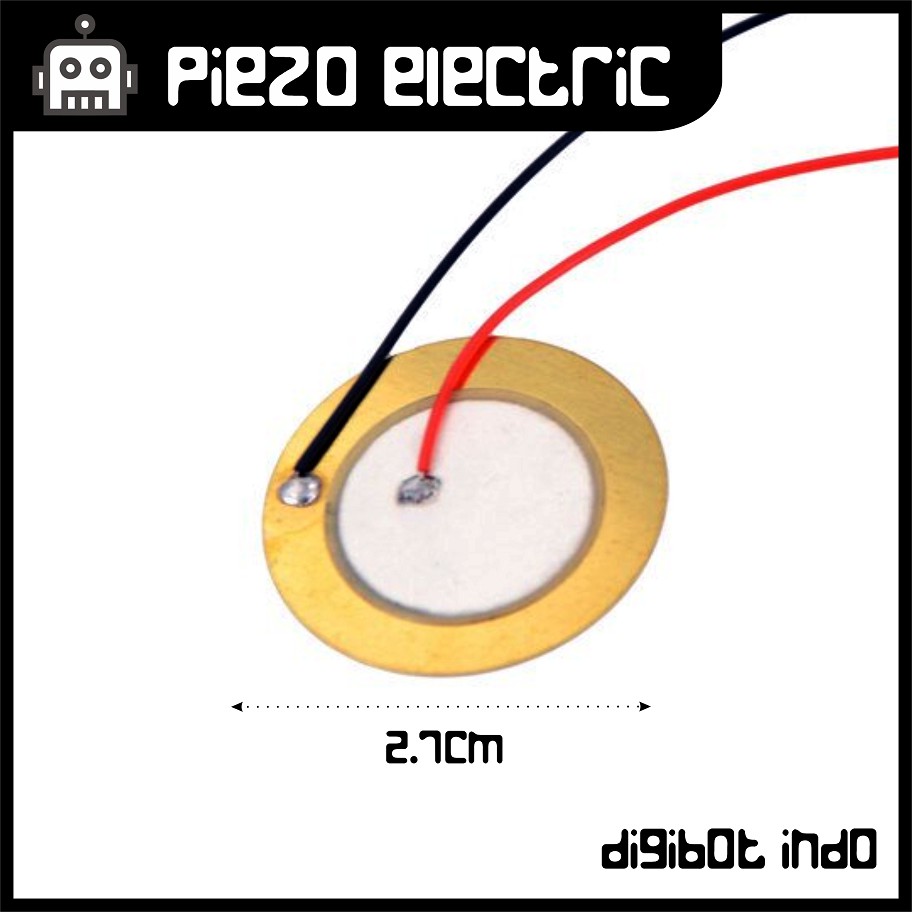 Jual Piezo Electric 27mm - Ceramic Buzzer | Shopee Indonesia