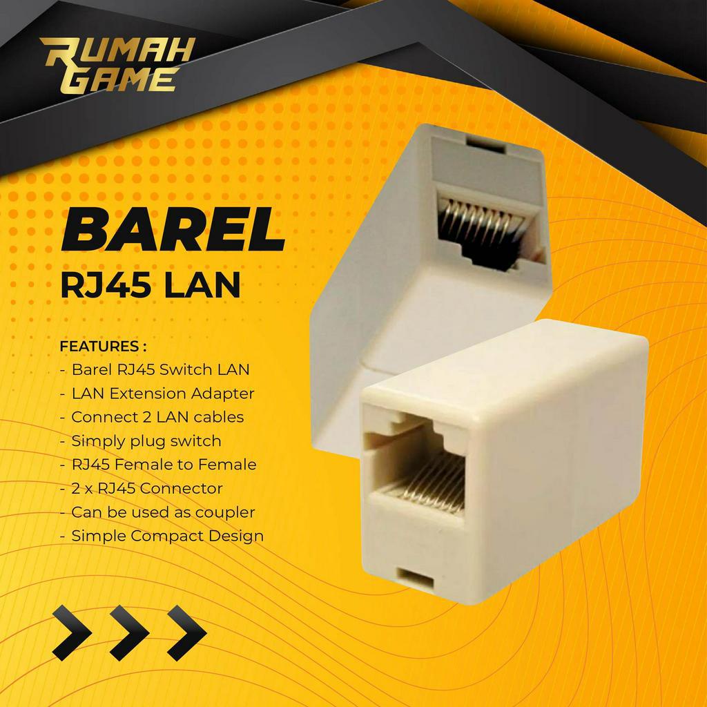 Jual Barel RJ45 Penyambung Kabel Lan - Sambungan Lan - Switch Lan ...