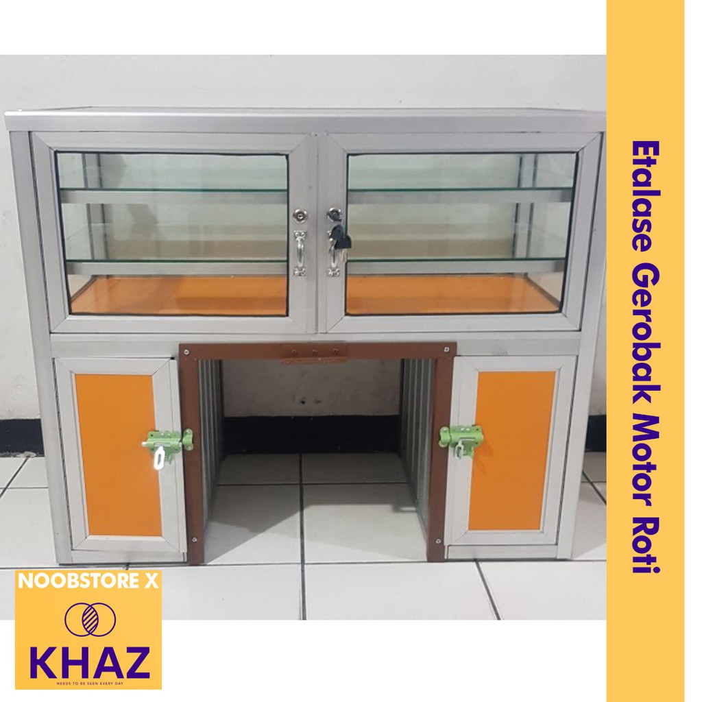 Jual Gerobak Motor Roti / Gerobak Etalase Jualan Roti / Etalase Roti ...