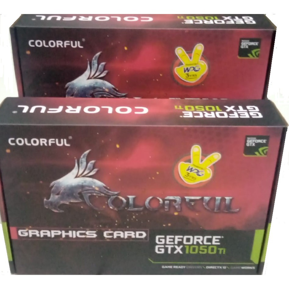 Jual VGA Card Colorful GeForce GTX 1050 Ti GDDR5 4GB- DVI HDMI DP ...