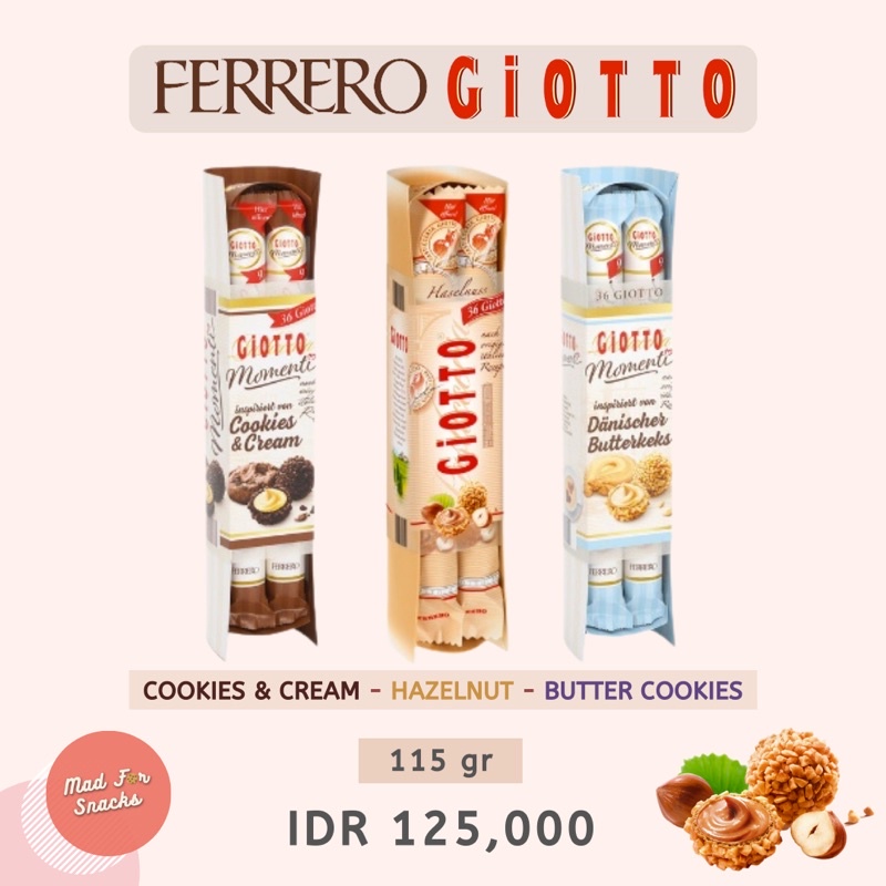 Jual Ferrero Giotto Momenti Special Edition (Cookies and Cream ...