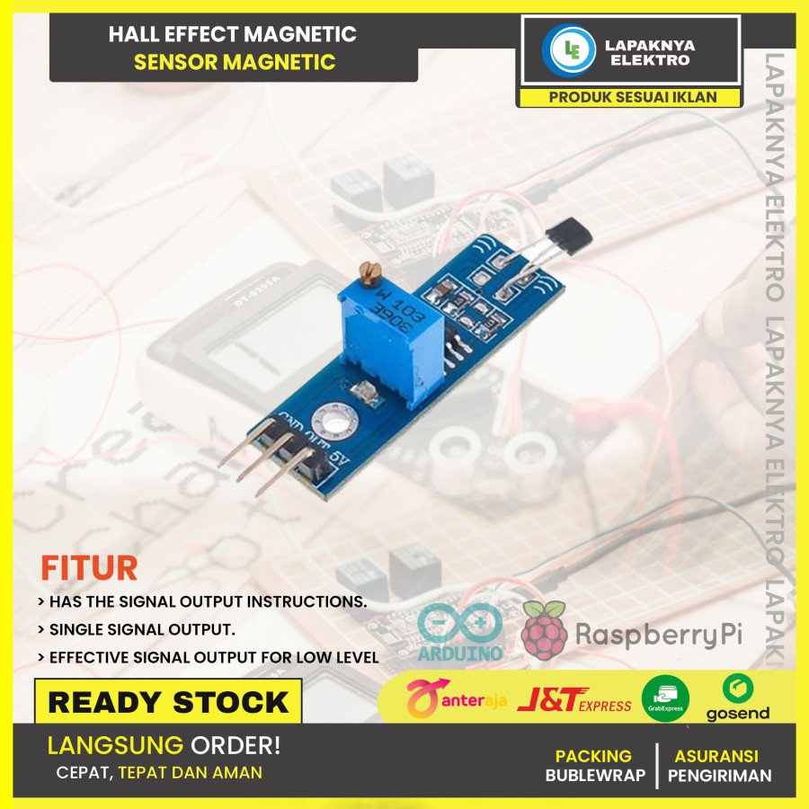 Jual Sensor Magnetic Hall Effect Magnetic Sensor Module For Arduino