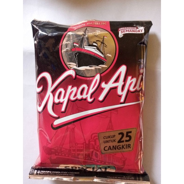 Jual KOPI KAPAL API 165GR KOPI HITAM | Shopee Indonesia