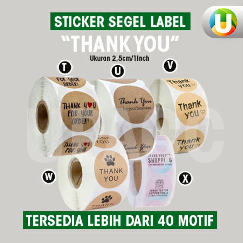Jual Sticker segel label "thank you" | Shopee Indonesia