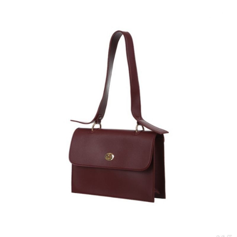 Jual Miniso Shoulder Bag new (dark red) | Shopee Indonesia