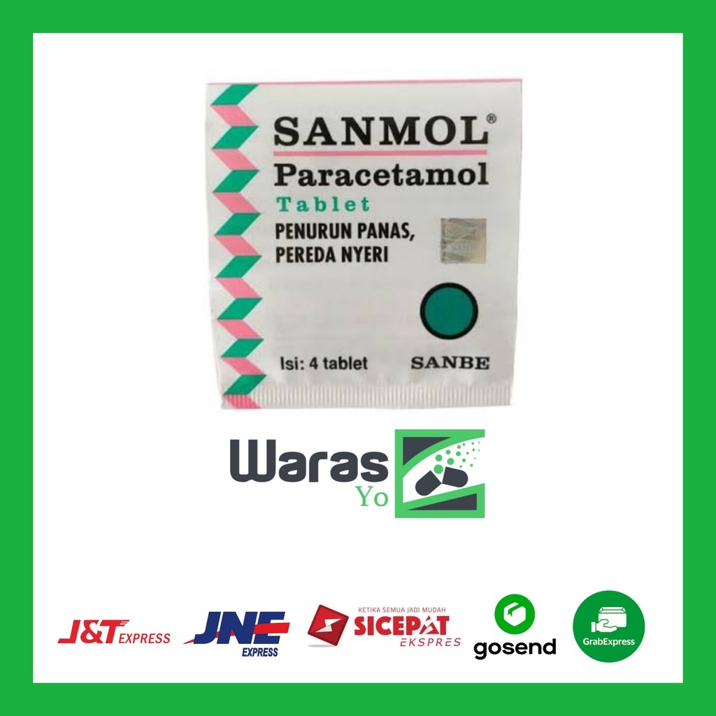 Jual [SW] Sanmol Paracetamol Tablet - Obat Penurun Panas / Demam ...