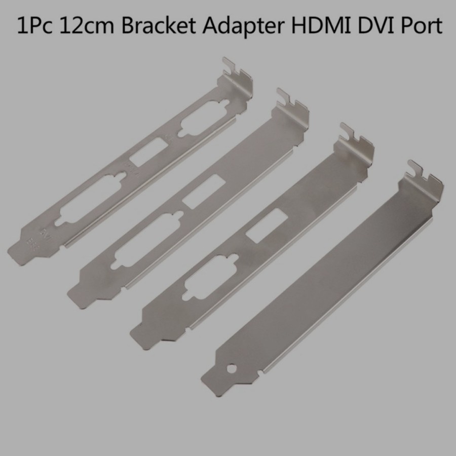 Jual bracket vga ukuran standar dsub dvi hdmi display port low profile ...