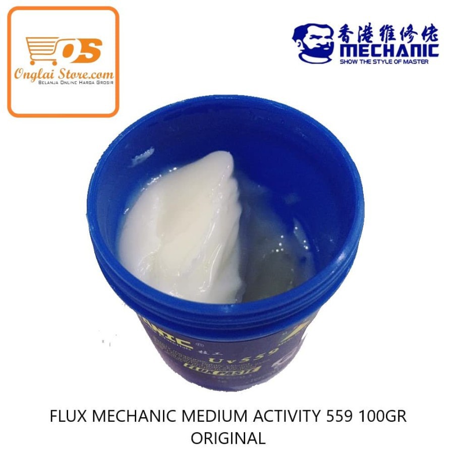 Jual FLUX SOLDER MINYAK SOLDER PASTA SOLDER MECHANIC MEDIUM ACTIVITY 559 100GR ORIGINAL | Shopee ...