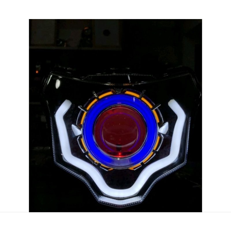 Jual PROJIE VIXION ADVANCE ISI BILED AES SET HEADLAMP TINGGAL PASANG ...