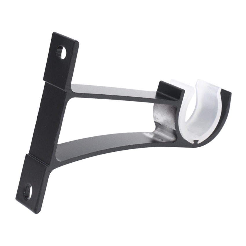 Jual 4PCS/PCS Curtain Rod Bracket Metal Curtain Drapery Rod Support ...