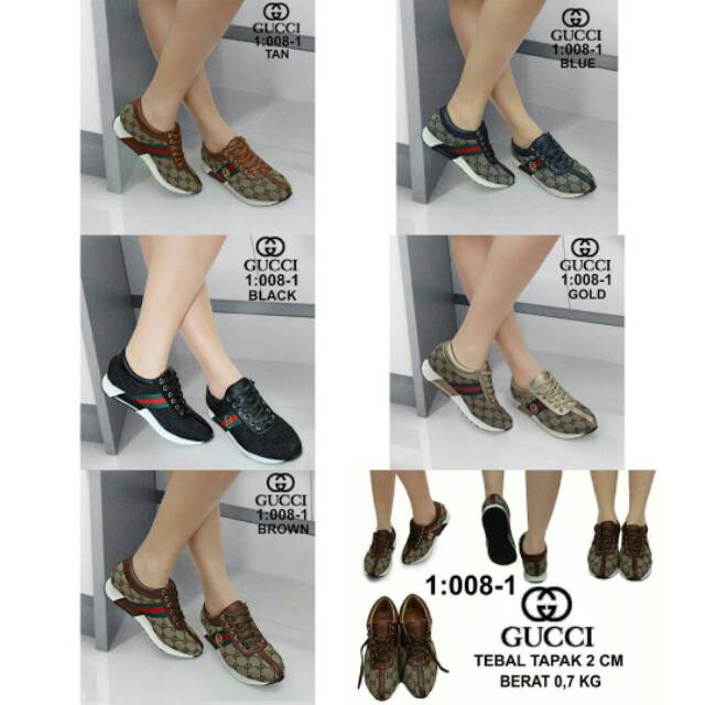 Jual Sepatu Gucci 008-1 | Shopee Indonesia