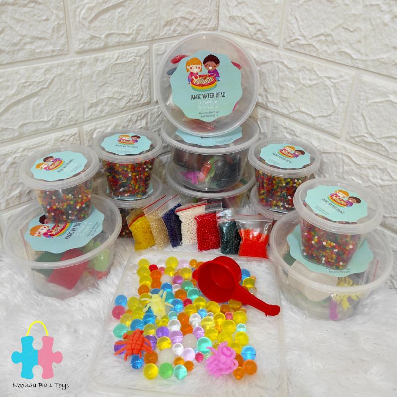 Jual Magic Water Bead Mainan Boba Orbiz Growing Animal | Shopee Indonesia