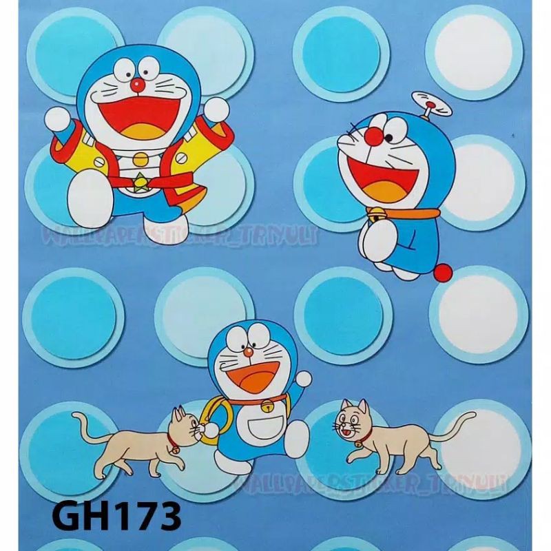 Jual WALLPAPER DINDING DORAEMON BULAT | Shopee Indonesia