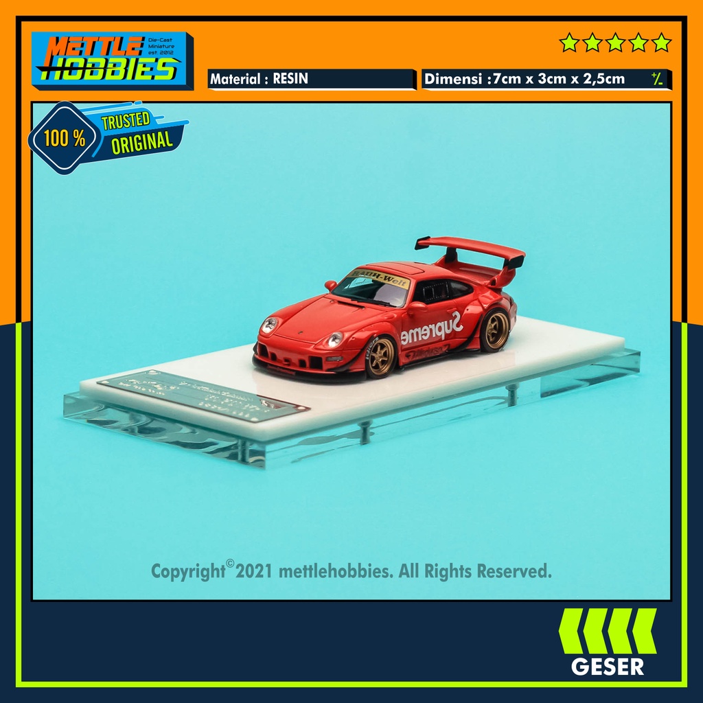 Jual Timothy & Pierre Porsche 993 RWB Supreme Diecast Miniatur Replika ...