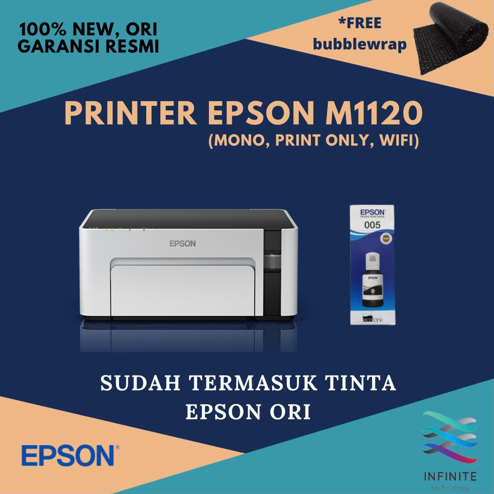 Jual Printer Epson M1120 Monochrome WiFi Ink Tank Print Only - Termasuk ...