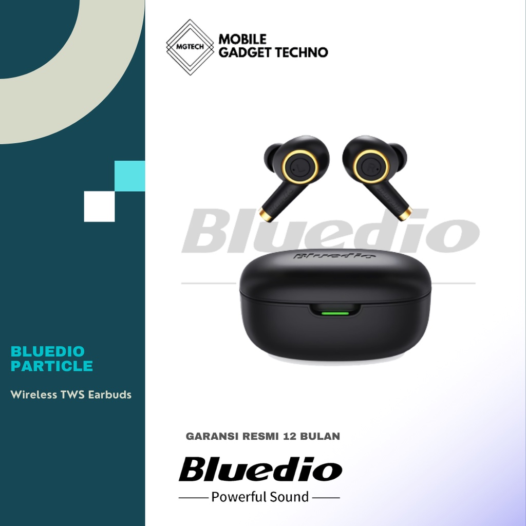 Jual Bluedio Particle Wireless TWS Earphone Earbuds Bluetooth Bass ...