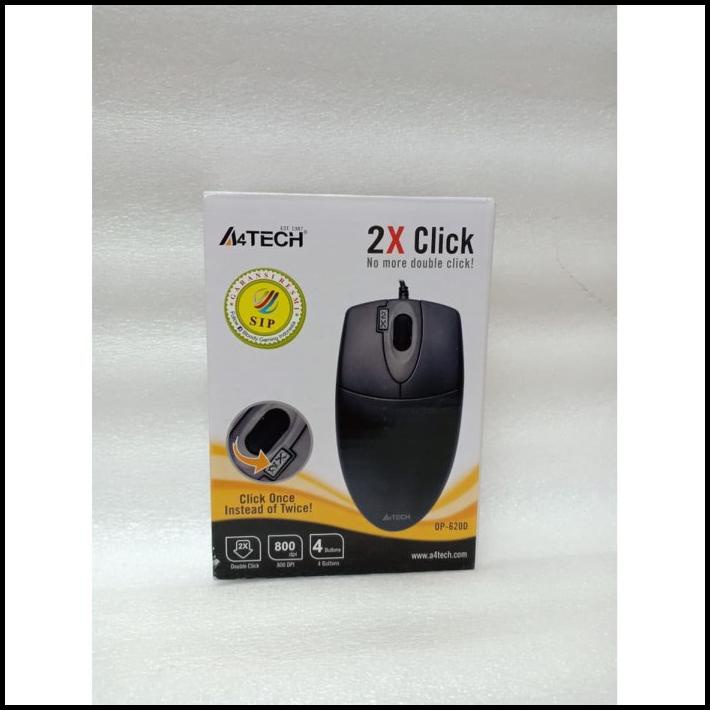 Jual Mouse A4Tech Op620D / Op-620D Double Click (2X) | Shopee Indonesia