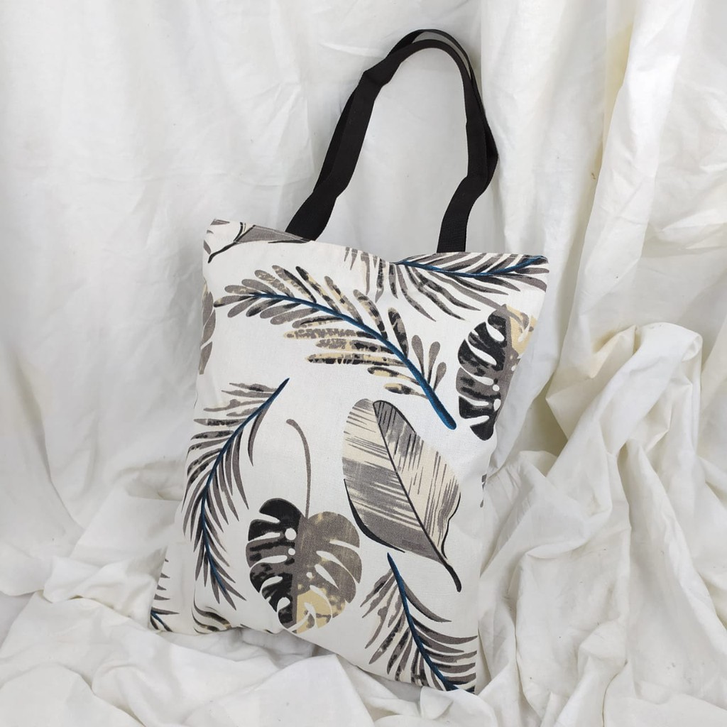 Jual Tote Bag Aesthetic Daun Monstera | Shopee Indonesia