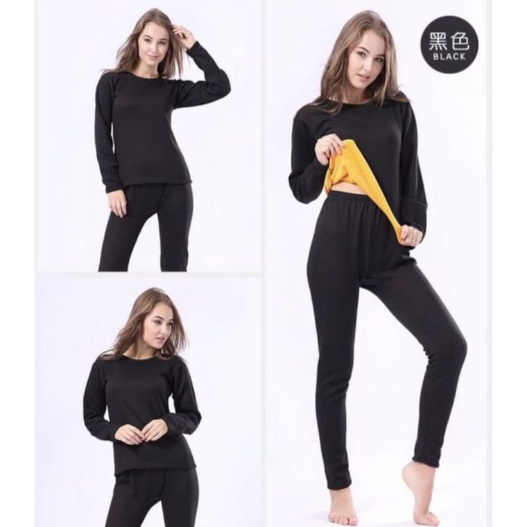 Jual Longjohn Wanita Baju Winter Musim Dingin longjhon long john ...