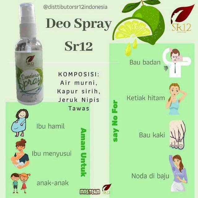 Jual BEBAS BB / ANTI NODA KUNING / DEO SPRAY SR12 | Shopee Indonesia