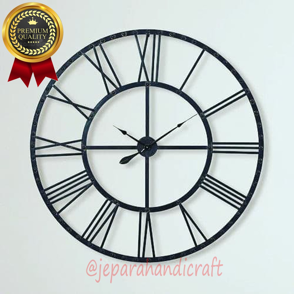 Jual Jam Dinding Besi Unik,Minimalis,Besar,Raksasa,diy,romawi Ukuran ...