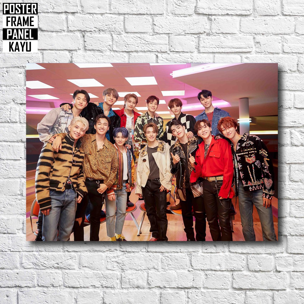 Jual Poster Seventeen Frame Kayu Solid A4 SVT019 | Shopee Indonesia