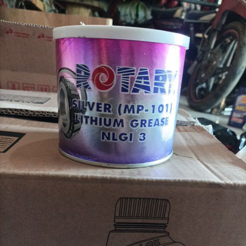 Jual Gemuk Rotary silver (mp 101) lithium grease 0.45kg | Shopee Indonesia