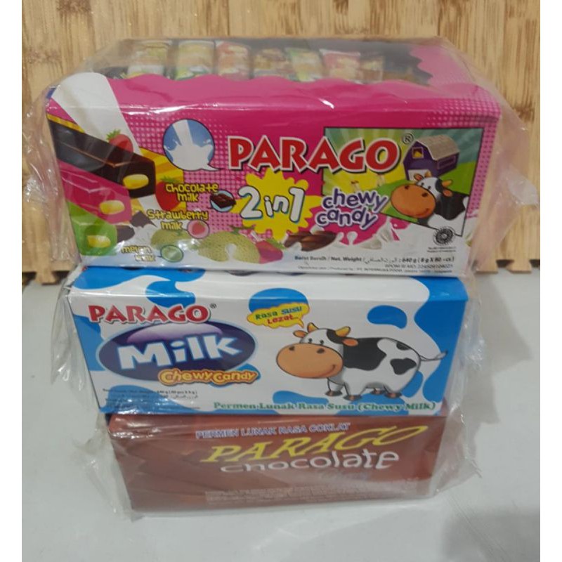 Jual Permen Parago Chewy Candy isi 80pcs | Shopee Indonesia