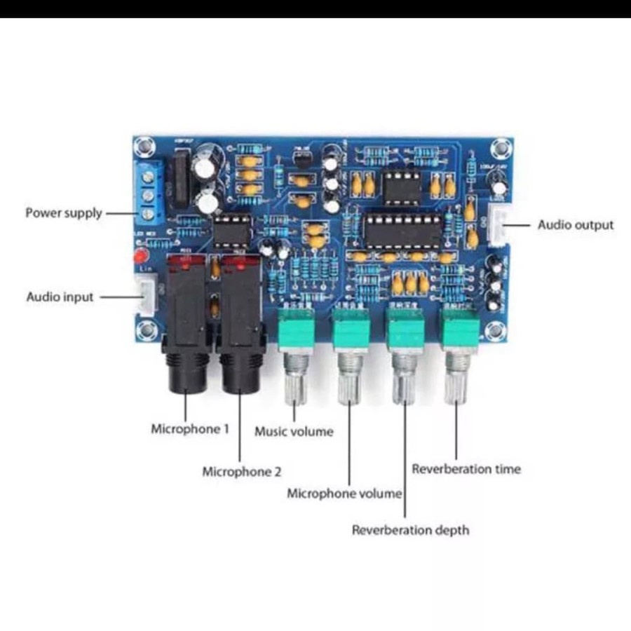 Jual XH-M173 PT2399 Karaoke Microphone Echo Audio Reverb Board kit ...